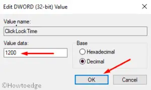 How to enable and disable mouse ClickLock on Windows 10