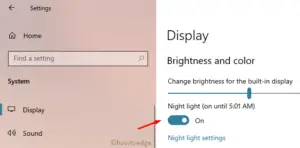 How to Fix Night Light Not Working on Windows 10 - Howtoedge