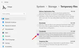 How to Clear Thumbnail Cache in Windows 11