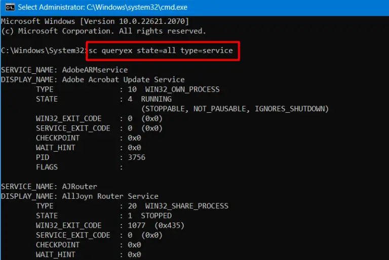 How to Start and Stop Services on Windows 11