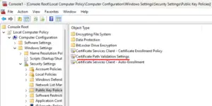 How to manage Trusted Root Certificates in Windows